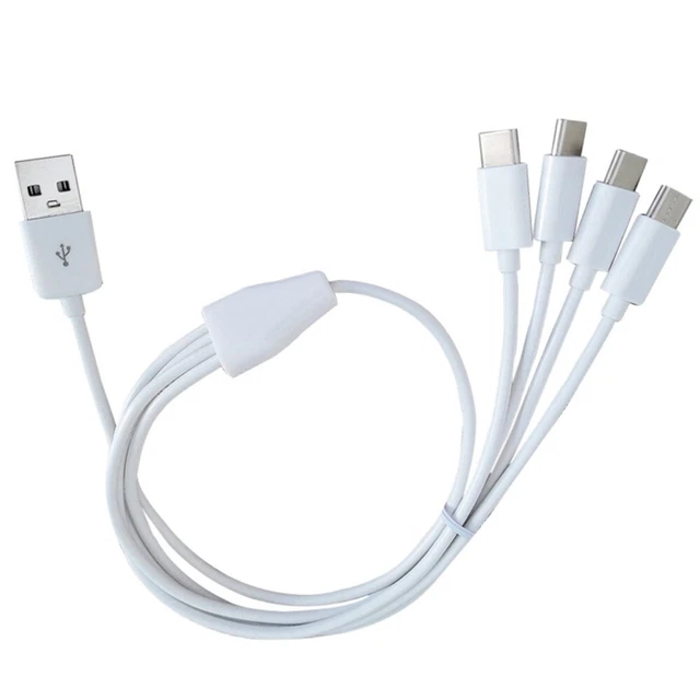 CABLE USB To 4 Port Type C Cable Type C To 4 Type C Wire Power Supply ...