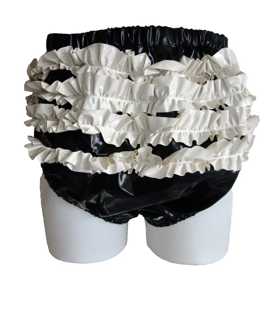 PVC U LIKE Panties Frilly ABDL Sissy Knickers Pants Underwear Vinyl ...