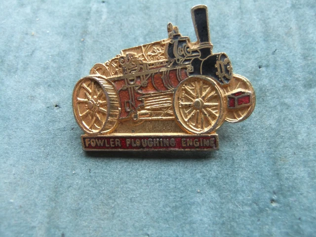 STEAM FOWLER PLOUGHING Engine Badge Traction Tractor farm farming £5.50 ...