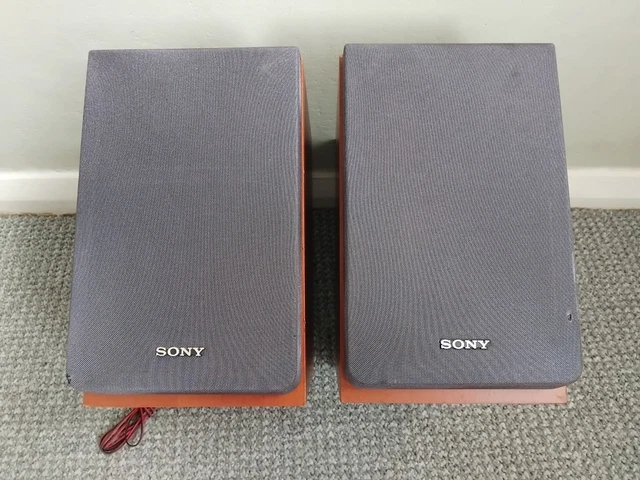 SONY BOOKSHELF STEREO Speakers SS-CGPX9 Hi-Fi 40w Pair Tested and ...