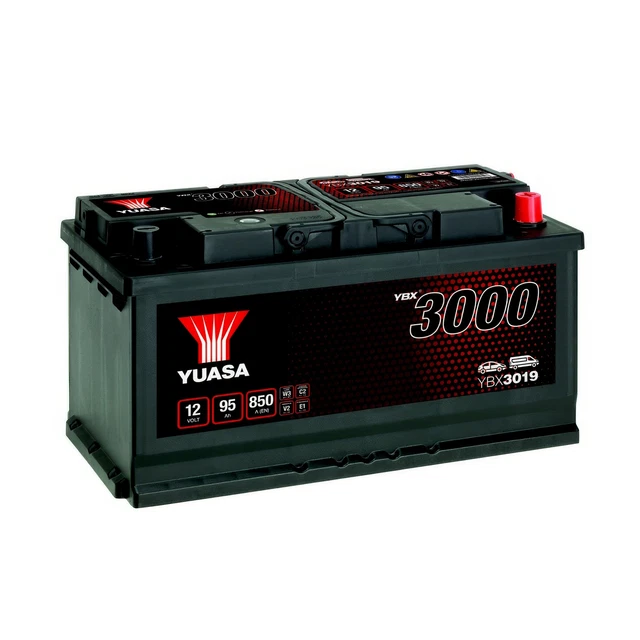 YUASA CAR BATTERY 12V 95Ah 850A B3 T1 Starter SMF For VW Transporter 2. ...