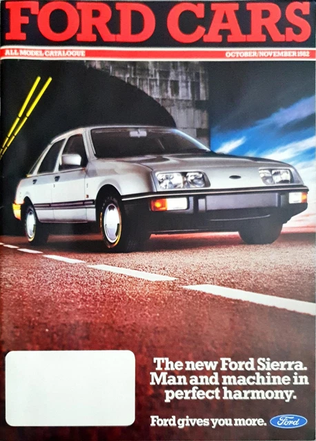 FORD CARS RANGE catalogue brochure 1982 FA221/83 £8.52 - PicClick UK