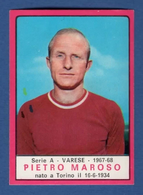 FIGURINA CALCIATORI PANINI 1967/68 Rec/Removed - Maroso - Varese EUR 1 ...