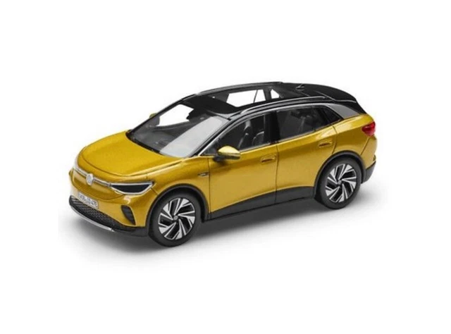 GENUINE VW VOLKSWAGEN ID.4 Model Car 1:43 ID4 Honey Yellow Yellow ...