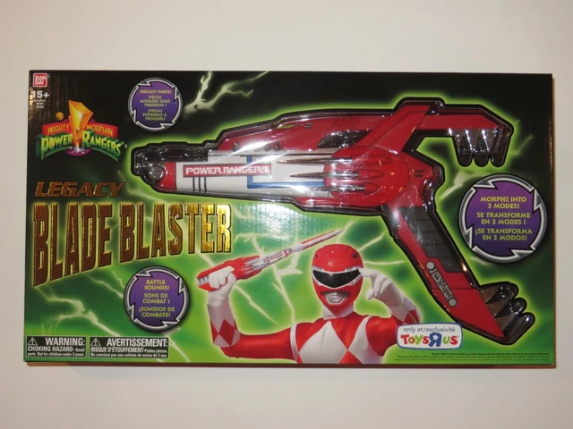 POWER RANGERS LEGACY BLADE BLASTER MMPR ToysRUs TRU Mighty Morphin ...