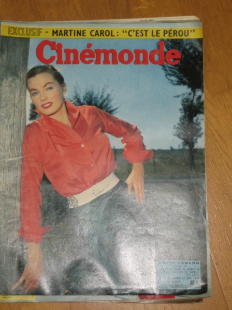 CINEMONDE N°1310.ANITA EKBERG.ANOUK Aimee.kay Kendall.felix Marten ...
