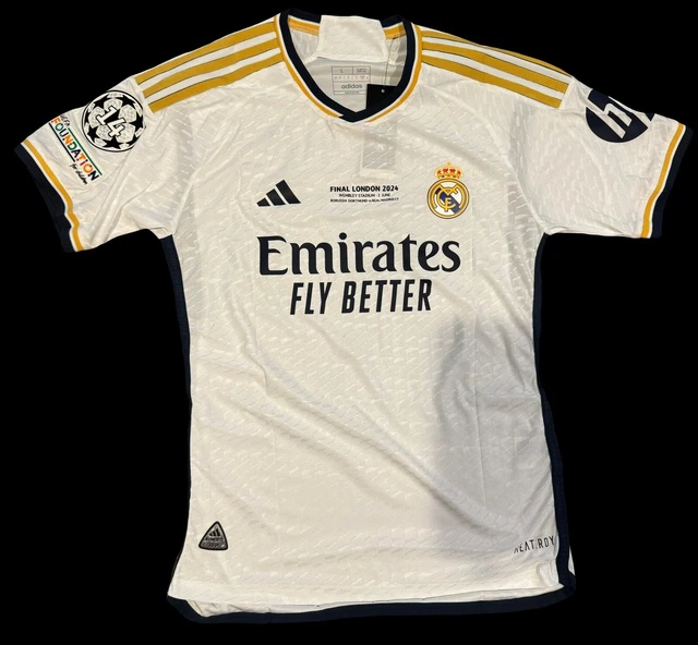LUKA MODRIC #10 Real Madrid UCL Final 2024 Home Kit White Jersey (Fits ...
