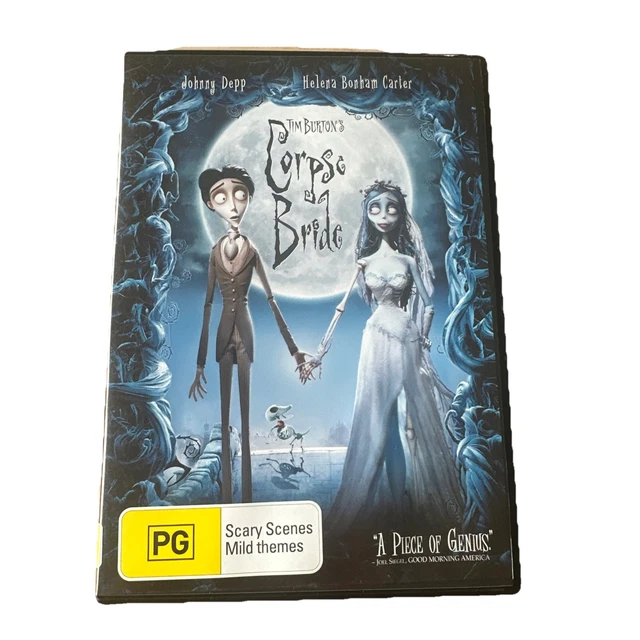 TIM BURTON'S CORPSE Bride DVD R4 Gothic Dark Fantasy Animated Movie ...