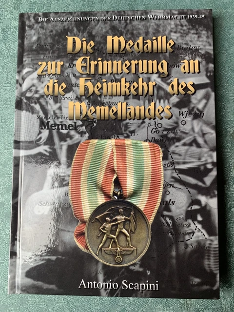ANTONIO SCAPINI - Die Medaille zur Erinnerung an die Heimkehr des Memellandes EUR 129,99 ...