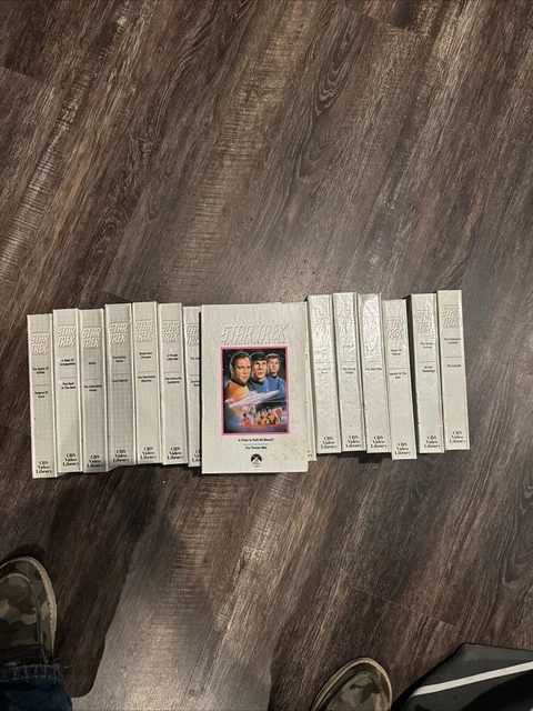 5 STAR TREK Original Series VHS CBS Video Library Paramount 75th Anniv ...