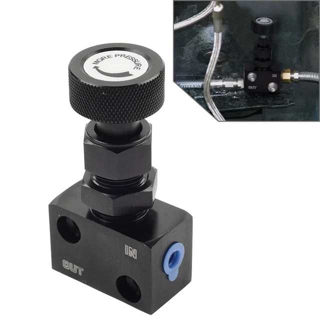 ADJUSTABLE BRAKE BIAS Proportioning Pressure Regulator fit For Brake ...