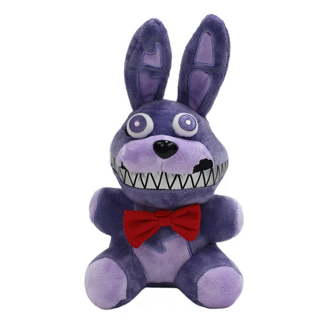 FNAF FIVE NIGHTS At Freddy's Nightmare Bonnie Plush Toy 7" Sanshee Kids ...