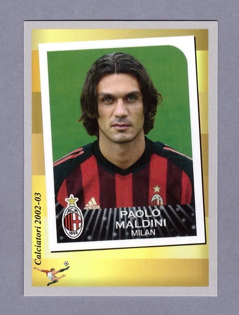 PAOLO MALDINI FIGURINE Calciatori Panini 2002 2003 "la più amata 2021" NUOVA EUR 1,50 - PicClick IT