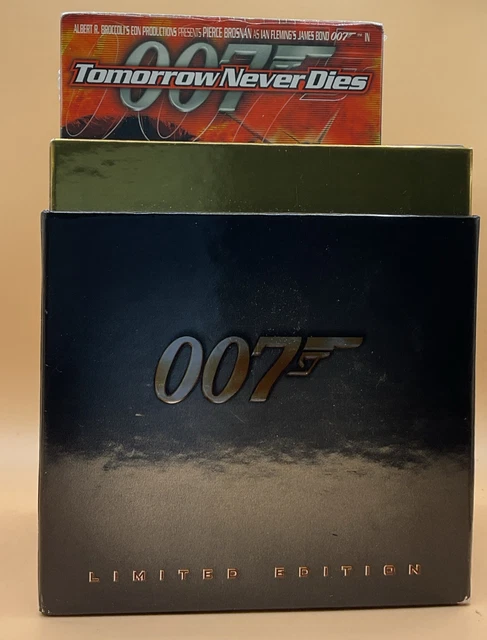 TOMORROW NEVER DIES Limited Edition VHS 007 2 Tape Box Set + Book Sealed Tapes £8.72 - PicClick UK