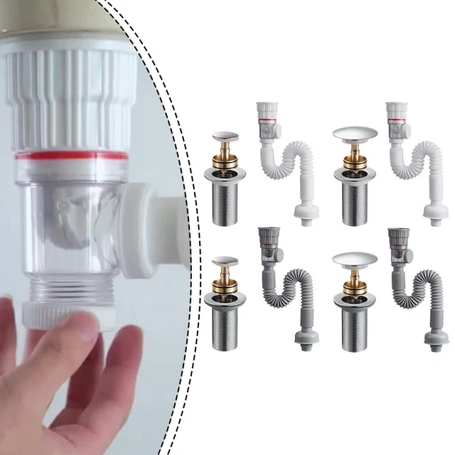 KIT DE RACCORDEMENT lavabo conçu efficacement avec installation rapide ...