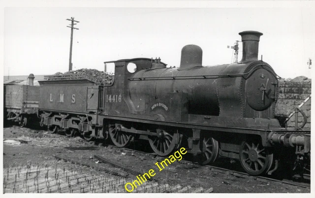 RAILWAY PHOTO LMS 4-4-0 ex HR Ben Class No 14416 Inverness Shed c1948 £ ...