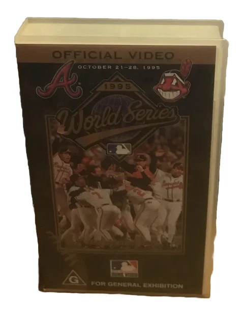 WORLD SERIES 1995 Atlanta Vs Cleveland Baseball VHS Video Australian ...