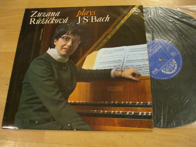 LP ZUZANA RUZICKOVA plays J.S. Bach Vinyl Supraphon CSSR 1 11 0750 EUR ...