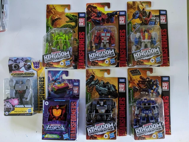 Lot De 7 Figurines Transformers Kingdom Core Class Neuf Optimus Prime 3085