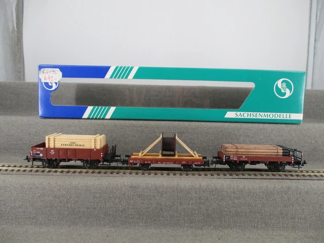 SACHSENMODELLE H0 74155 Güterwagen Set Fernmeldebau der DB Epoche III in OVP EUR 39,90 - PicClick DE