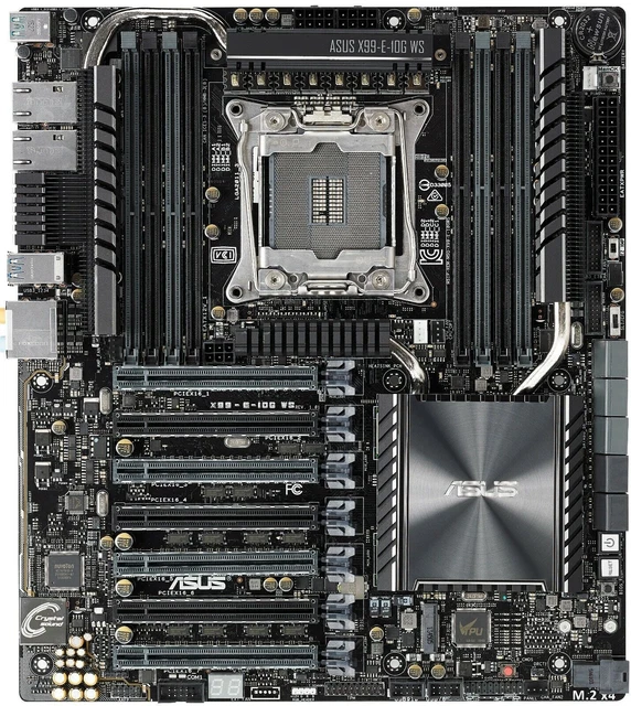 ASUS X99-E-10G WS Motherboard Intel X99 LGA 2011-V3 DDR4 M.2 E-ATX USB ...