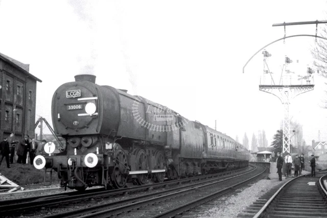 PHOTO BR British Railways Steam Locomotive Class Q-1 33006 at Totton in ...