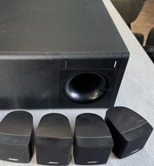 BOSE ACOUSTIMASS 6 Series II Speaker System with Sub Woofer- Black £104.72 - PicClick UK