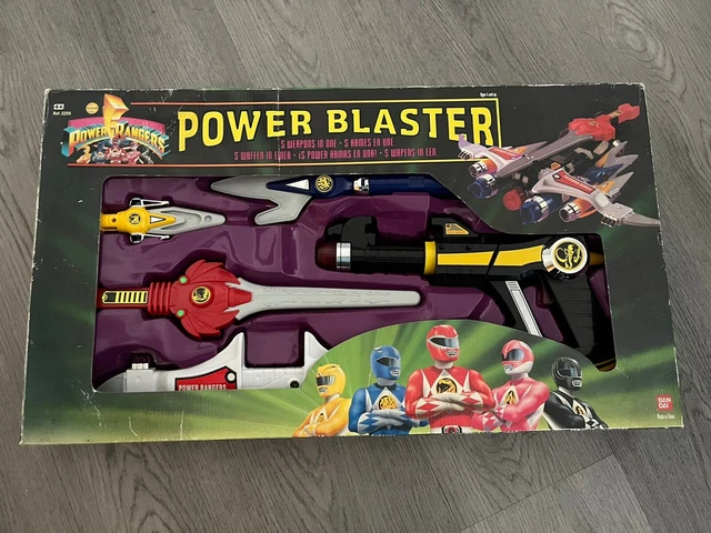 POWER RANGERS MIGHTY Morphin Power Blaster 5 in 1 Weapons Blade Blaster ...