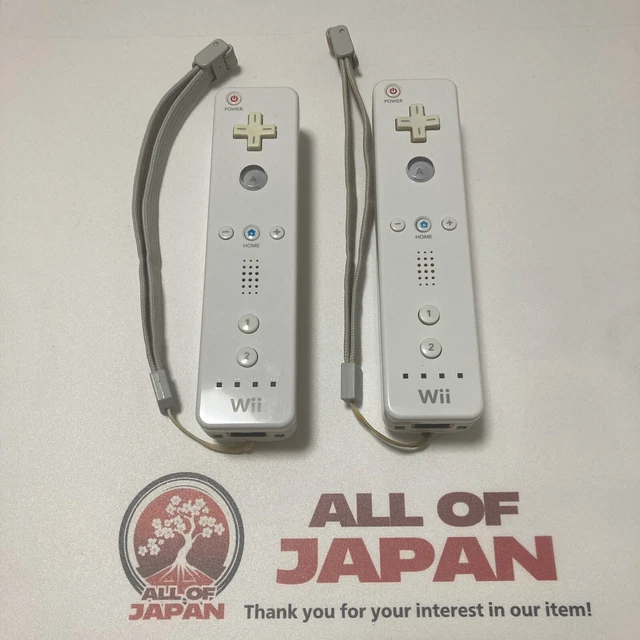 NINTENDO WII REMOTE Controller Motion Plus Inside White Lot of 2 OEM ...