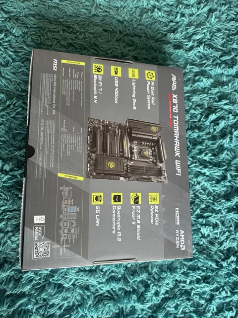 MSI MAG X870 TOMAHAWK WIFI Motherboard ATX - AMD, DDR5, M.2 Gen5, WiFi ...