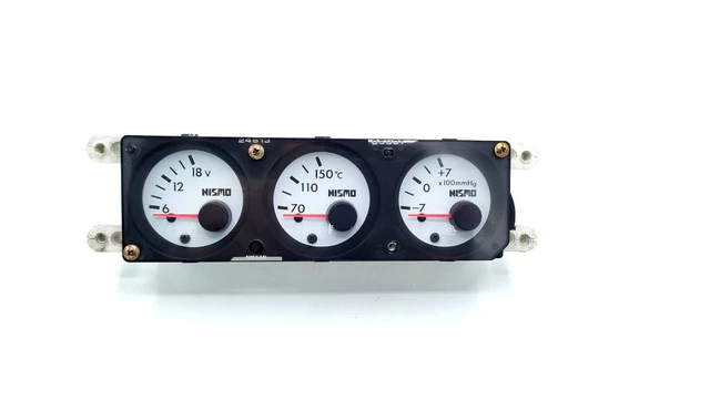 NISMO TRIPLE GAUGE Meter WhIte For: Nissan Skyline R32 GTR BNR32 Jdm ...