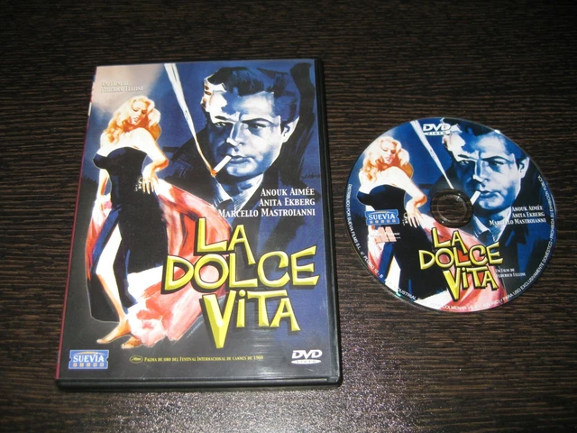 LA DOLCE VITA DVD Anouk Aimée Anita Ekberg Marcello Mastroianni EUR 21,45 - PicClick IT