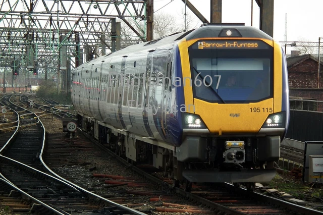 CLASS 195 195115, 2 car DMU, in new Northern at Manchester Piccadilly £ ...