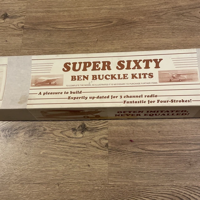 RC PLANE KIT Vintage Ben Buckle Kits Super Sixty £99.99 - PicClick UK