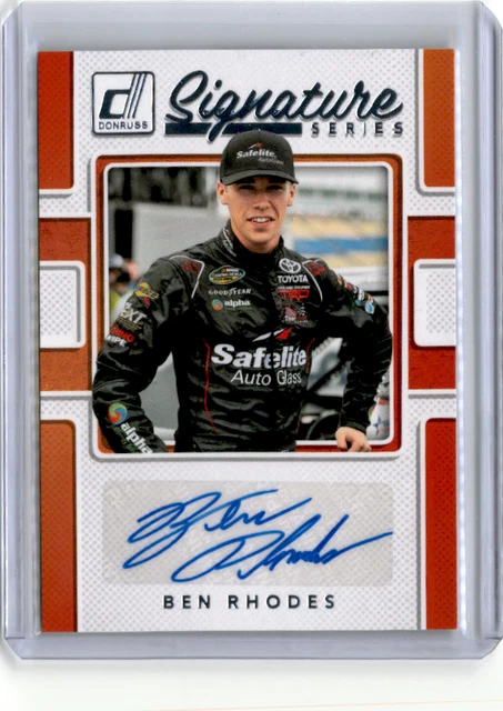 2018 DONRUSS RACING #SS-BR Ben Rhodes Auto Signature Series EUR 11,04 ...
