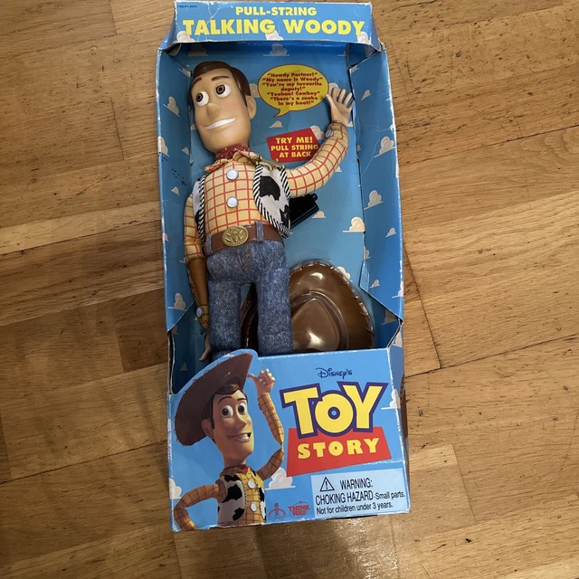 TOY STORY WOODY Talking Poseable Pull String Doll in Box 1995 Rare HTF ...