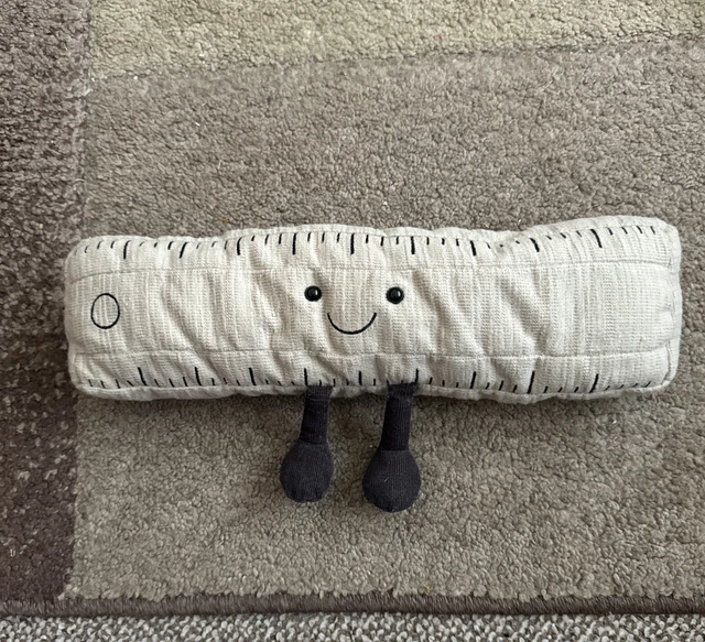 JELLYCAT AMUSEABLE STATIONERY Smart Ruler LARGE Retired no tags amazing ...