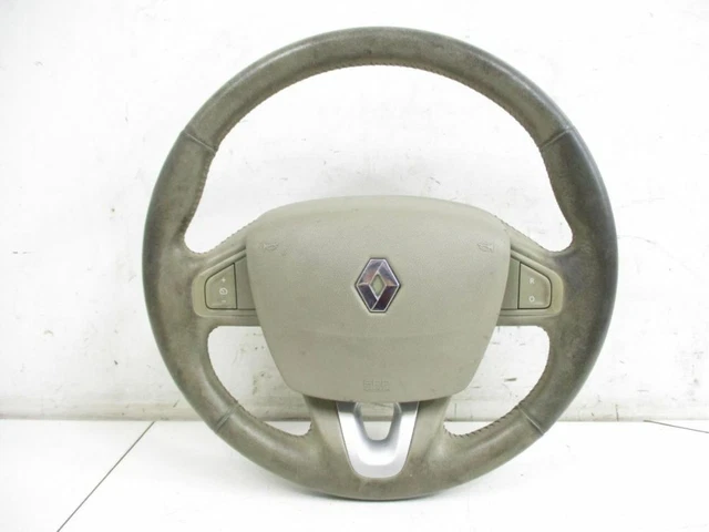 VOLANT CUIR VOLANT Multifonctions Beige Renault Grand Scénic III EUR ...