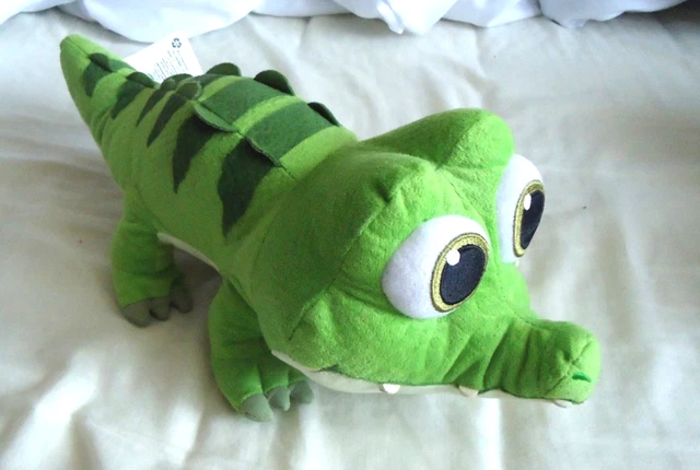 DISNEY STORE PETER Pan Tick Tock Baby Croc Crocodile 14" Long Soft Toy ...