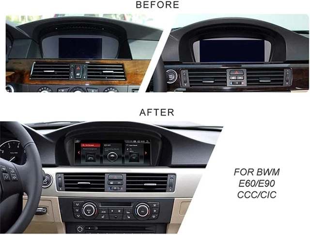BMW 3/5 SERIES E60 CCC Apple Carplay Android Auto Navigation Multimedia ...