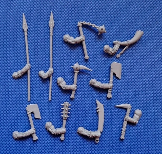 WARHAMMER CHAOS BEASTMEN Gor Arm Weapon Arms Bits Lot x10 Games ...