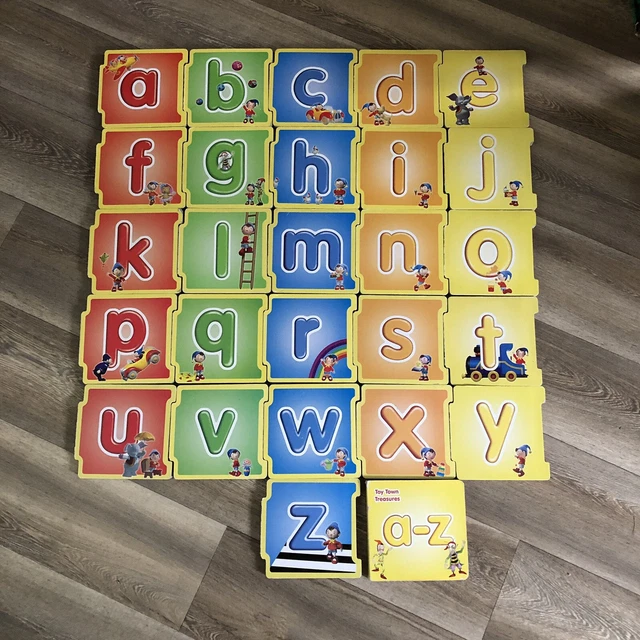 COMPLETE SET NODDY Alphabet A-Z Books Readers Digest Enid Blyton Board ...