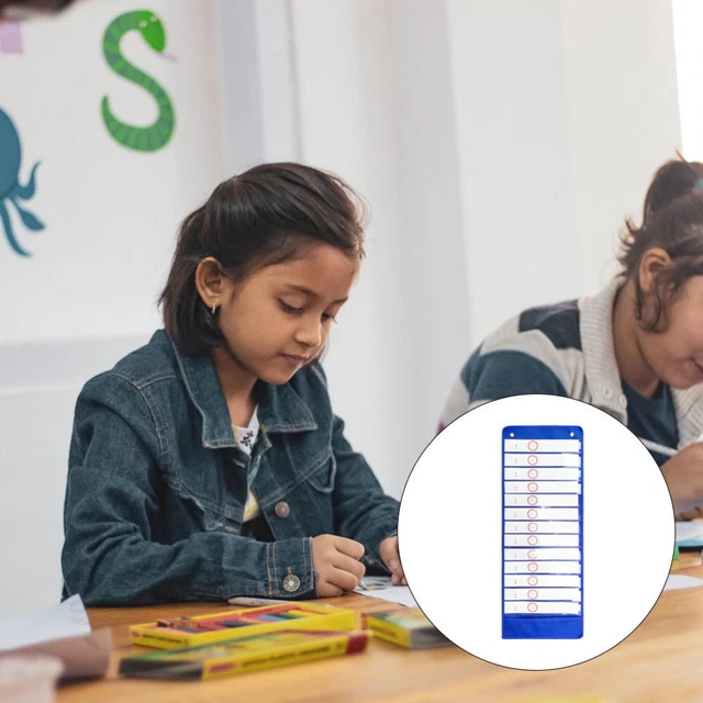 DAILY SCHEDULE POCKET Charts Class Schedule Chart with 18 Blank ...