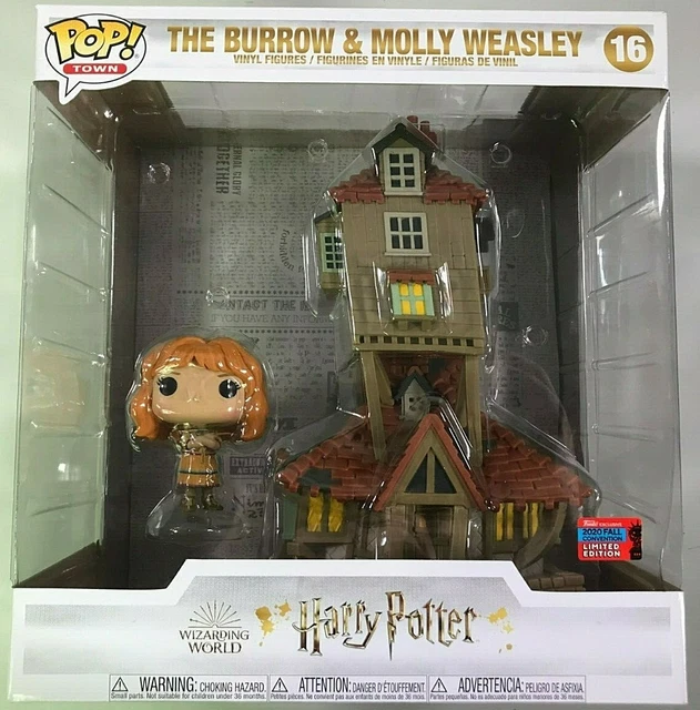 FUNKO POP TOWN Harry Potter - The Burrow and Molly Weasley #16 - Con ...