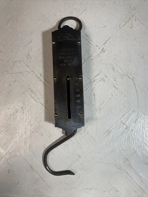 VINTAGE LANDERS IMPROVED Balance No. 2 Spring Scale 50 Lbs £18.92 ...