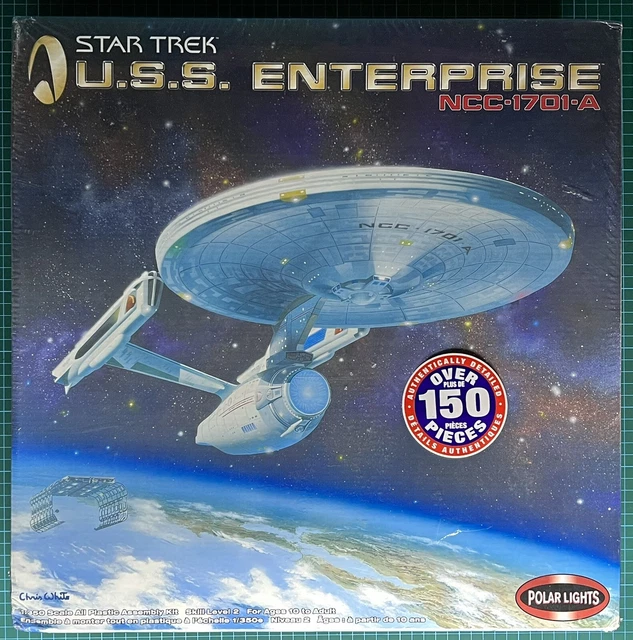 STAR TREK USS Enterprise NCC-1701 Refit 1/350 Scale Model Kit Polar ...