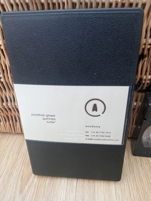 UNIQUE GUINNESS ADVERTISING VHS Video THE SURFER Rare Tick Follows Tock ...