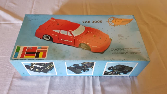 MANTUA MODEL CAR 3000 Lancia Stratos 1:12 RC Vintage 1982 Rara NUOVA ...