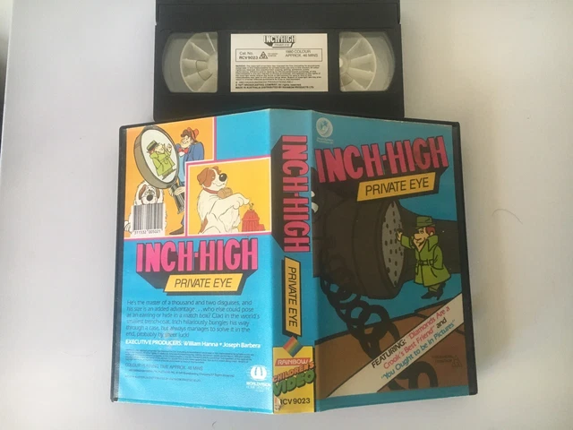 INCH HIGH PRIVATE Eye Cartoon VHS Tape Rainbow Childrens Video $8.00 ...