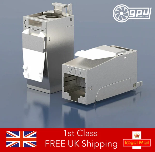 Linkwylan Rj45 Keystone Jack Cat 5e 6 6a 7 8 Shielded Module Network 10 40gbps £5 95 Picclick Uk